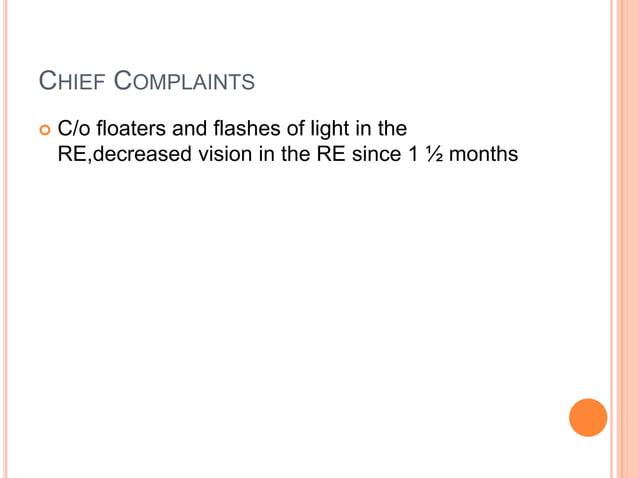 Retinal ditachment case discussion | PPTX | Eye and Vision Conditions ...