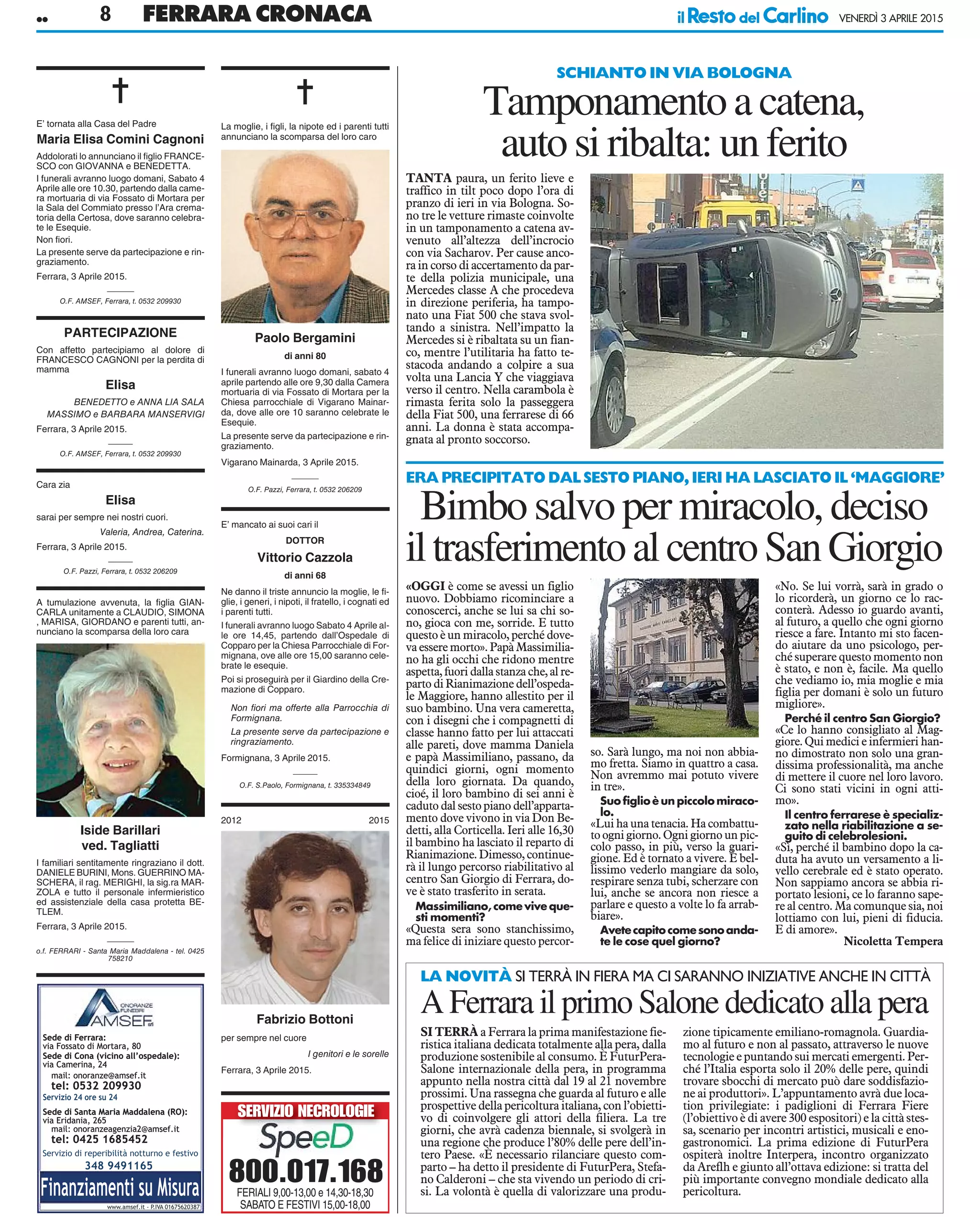 Resto del Carlino Ferrara - 3 Aprile | PDF