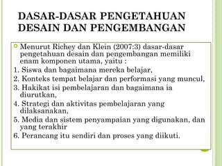 PPT DDR (Design and Development Research) and R&D (Research and ...