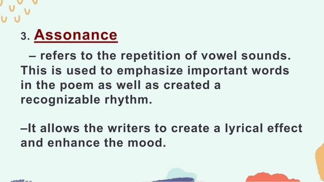 Elements of Poetry sound presented by AIRA T. GALLA AND JASMINE ...