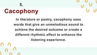 Elements of Poetry sound presented by AIRA T. GALLA AND JASMINE ...