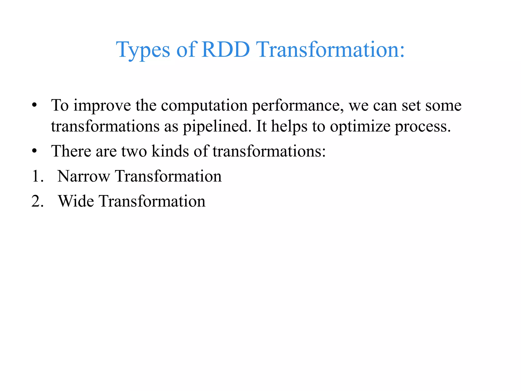 Rdd transformations | PPTX
