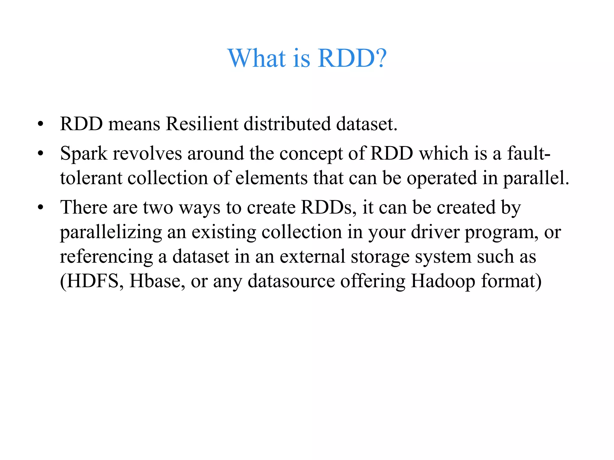 Rdd Transformations Bda Pptx Databases Computer Software And Applications