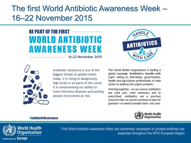 First World Antibiotic Awareness Week and awareness campaigns on ...