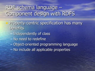 Rdf And Rdf Schema For Ontology Specification | PPT