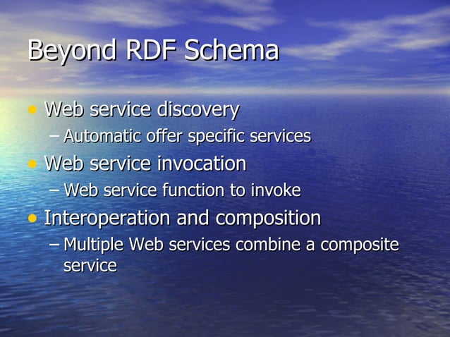 Rdf And Rdf Schema For Ontology Specification | PPT