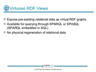RDF Views of SQL Data Power Point Presentation - 1 | PPT | Databases | Computer Software and ...