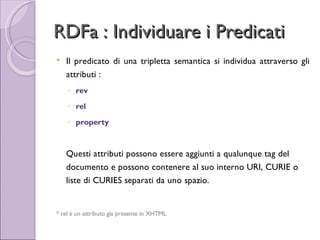 RDFa Tutorial di Base | PPT