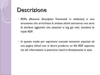 RDFa Tutorial di Base | PPT