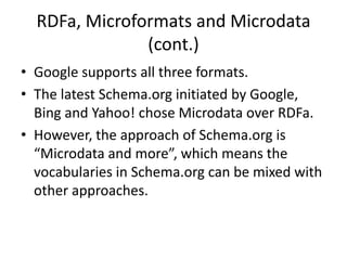 RDFa: an introduction | PPT