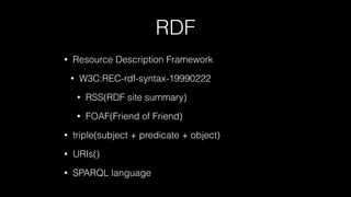 RDF and SPARQL | PPT