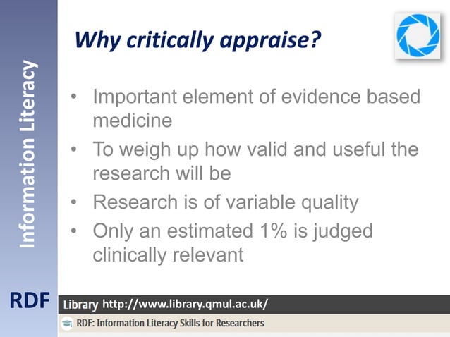 Critical appraisal | PPT