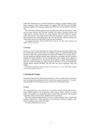 Rdf Processing On The Java Platform | PDF