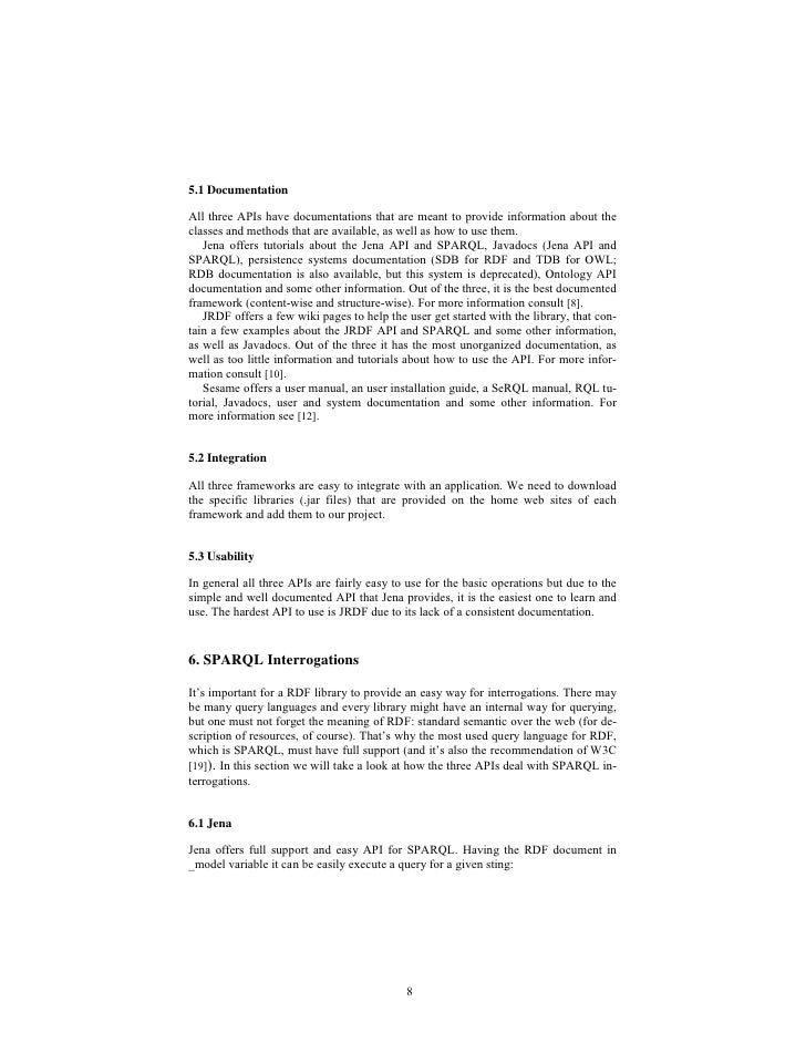Rdf Processing On The Java Platform