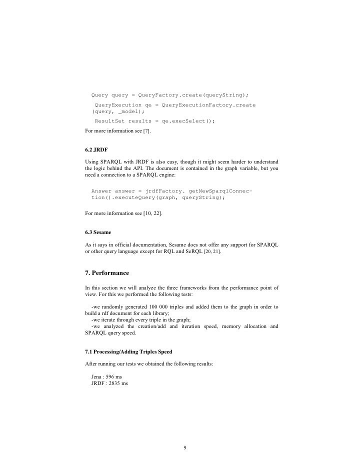 Rdf Processing On The Java Platform