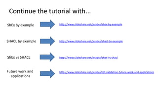 RDF validation tutorial | PPTX