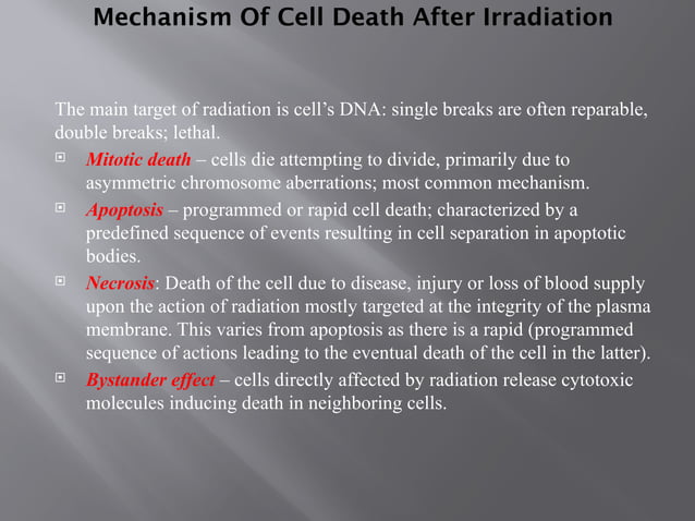 Fetal irradiation and classification of radiation damage.pptx