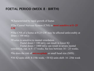 Fetal irradiation and classification of radiation damage.pptx