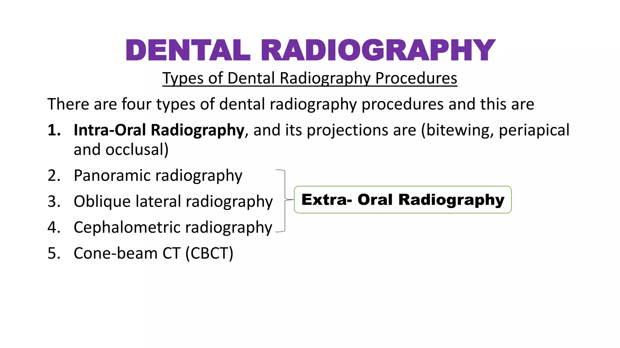 Dental radiography | PPTX