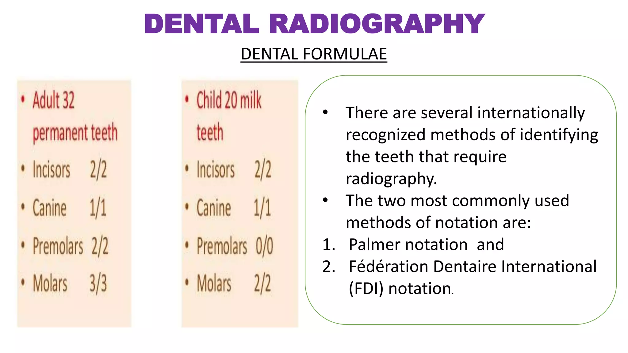 Dental radiography | PPTX