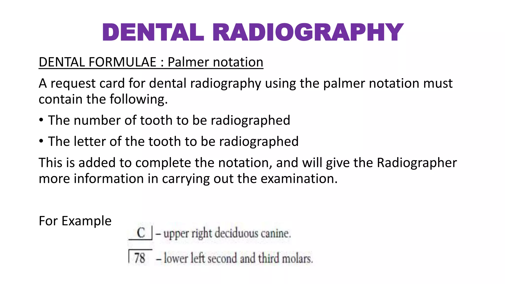 Dental radiography | PPTX | Dental Health | Diseases and Conditions