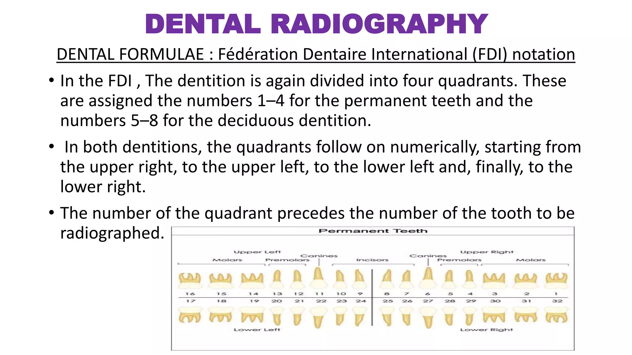 Dental radiography | PPTX