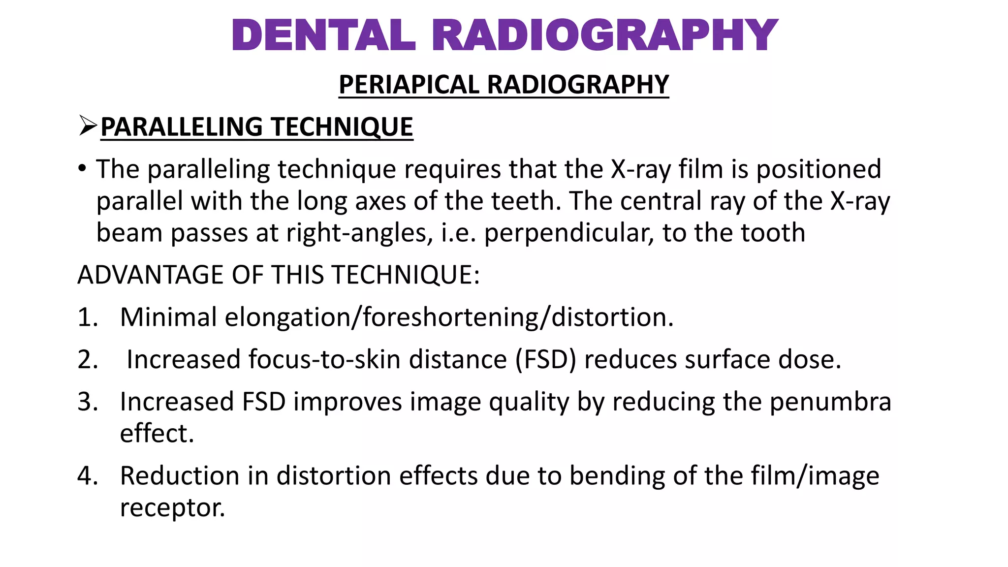 Dental radiography | PPTX