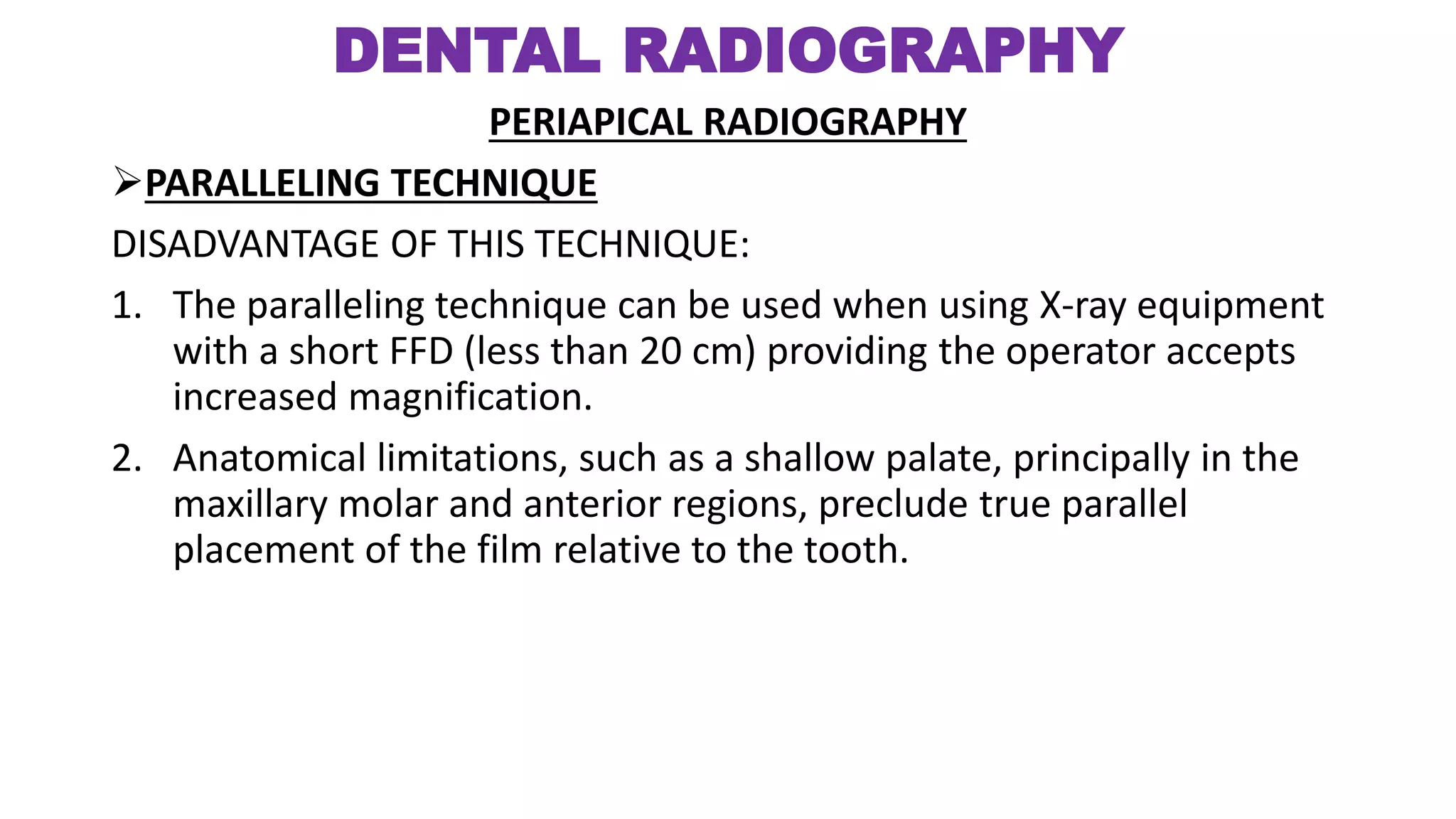 Dental radiography | PPTX