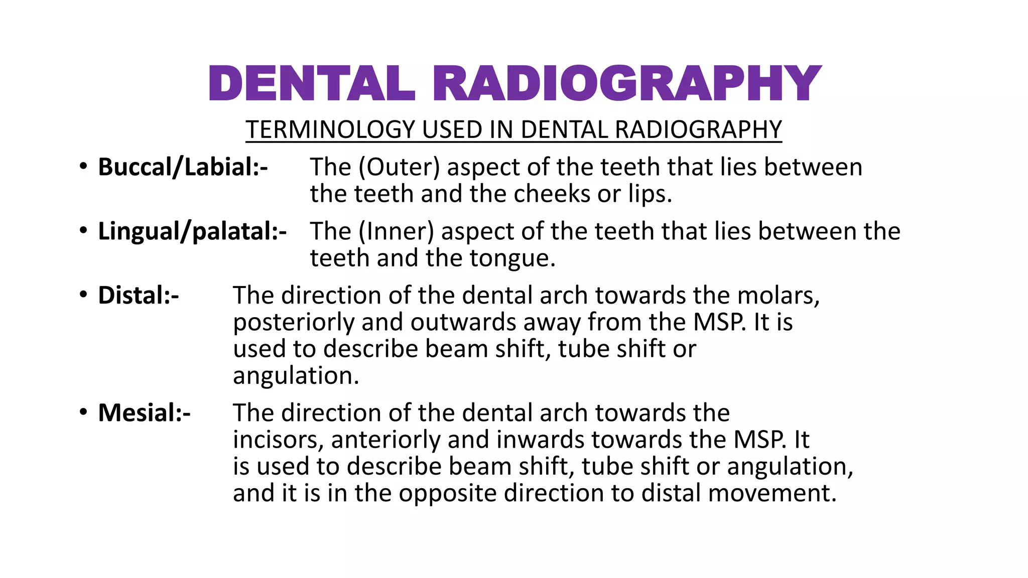 Dental radiography | PPTX