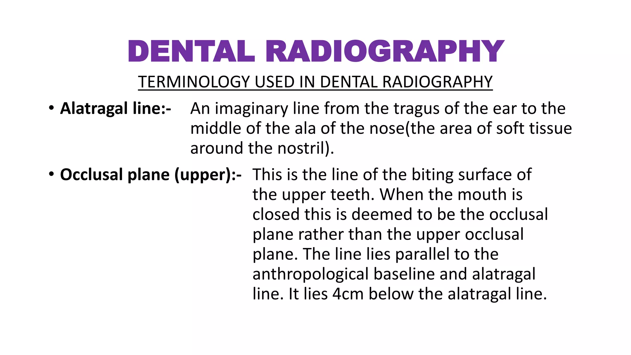 Dental radiography | PPTX