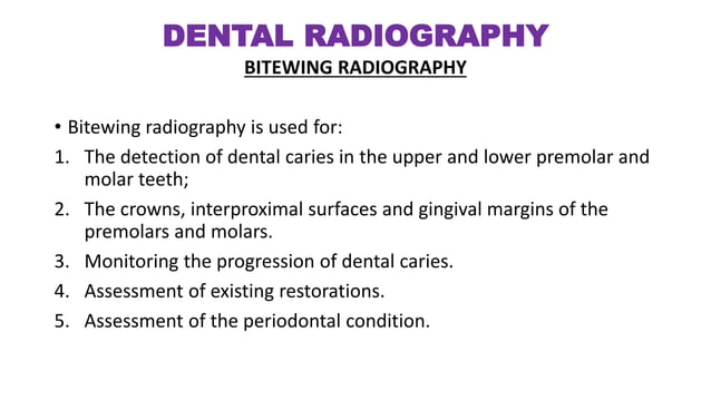 Dental radiography | PPTX | Dental Health | Diseases and Conditions