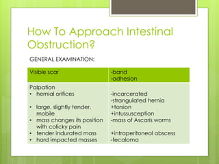 Intestinal Obstruction | PPT