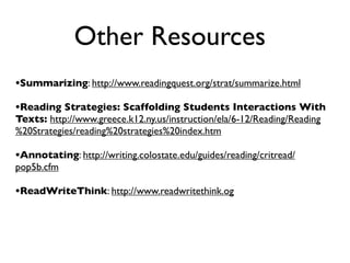 Reading Digital Text | KEY