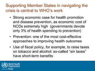 Health 2020: a new European policy framework for health and well-being ...