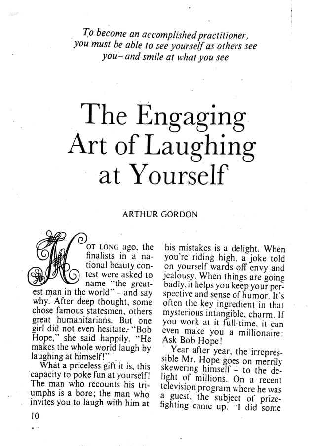 Rdi art of laughing | PDF
