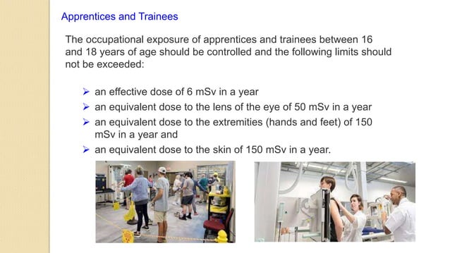 Radiation Detection - Dose limits power point | PPTX