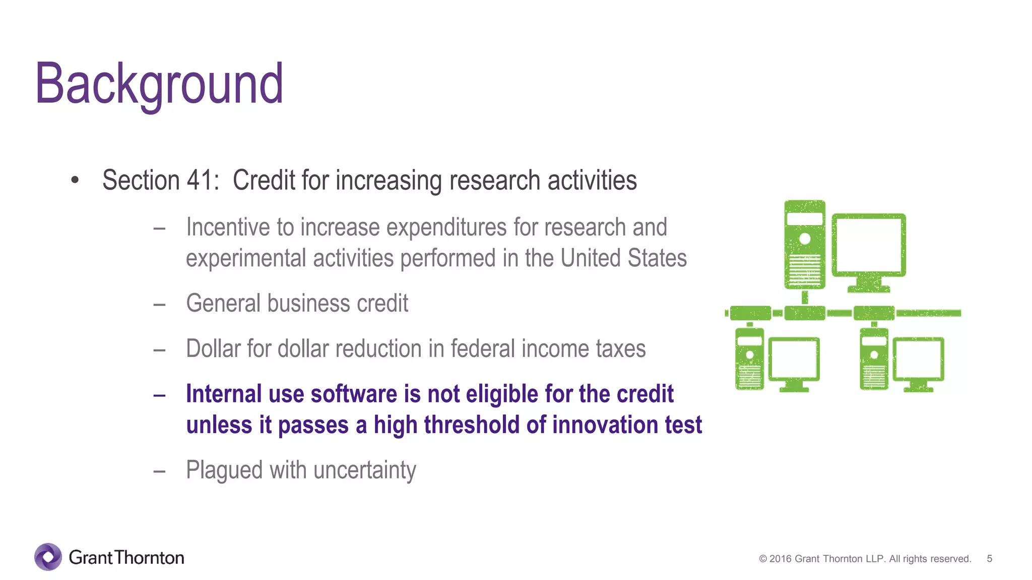 R&D internal use software regulations: Do they answer 30 years of ...