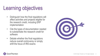 R&D internal use software regulations: Do they answer 30 years of ...