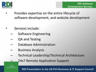 Rdi presentation v2 | PPT