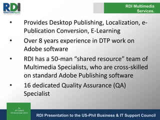 Rdi presentation v2 | PPT