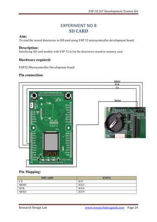 Rdl esp32 development board trainer kit | PDF