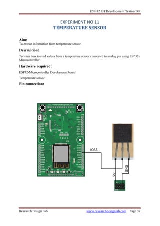 Rdl esp32 development board trainer kit | PDF