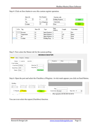 Rdl modbus protocol testing tool | PDF