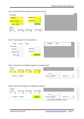 Rdl modbus protocol testing tool | PDF