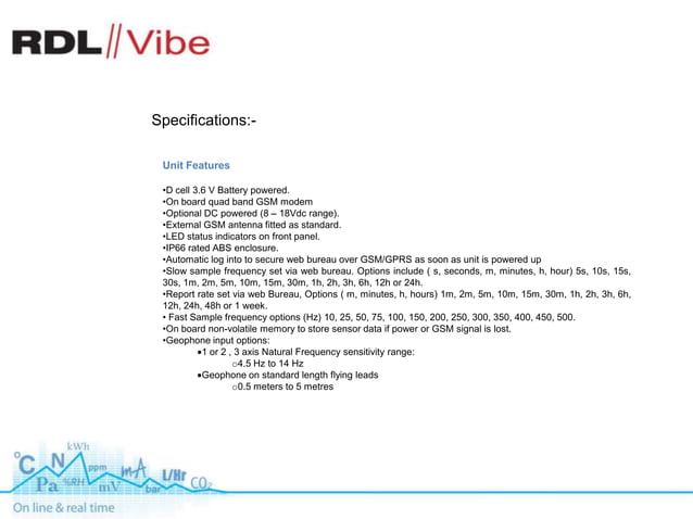 RDL//Vibe remote vibration monitoring system | PPTX | Smartphones ...
