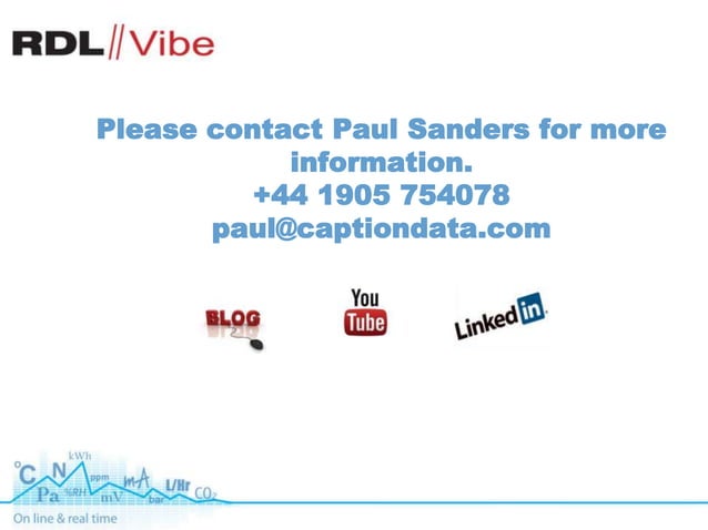 RDL//Vibe remote vibration monitoring system | PPTX | Smartphones ...