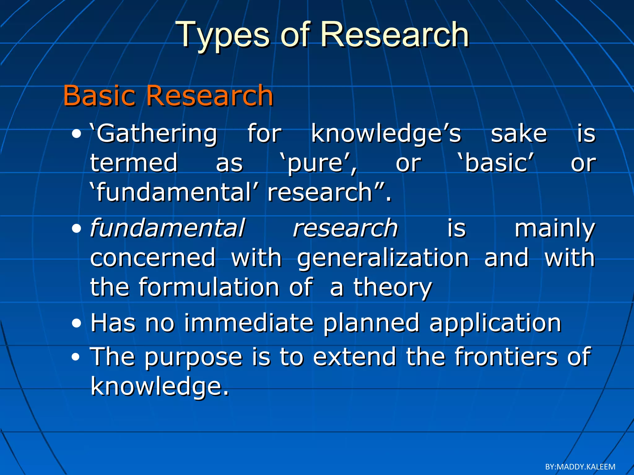 RESEARCH | PPT