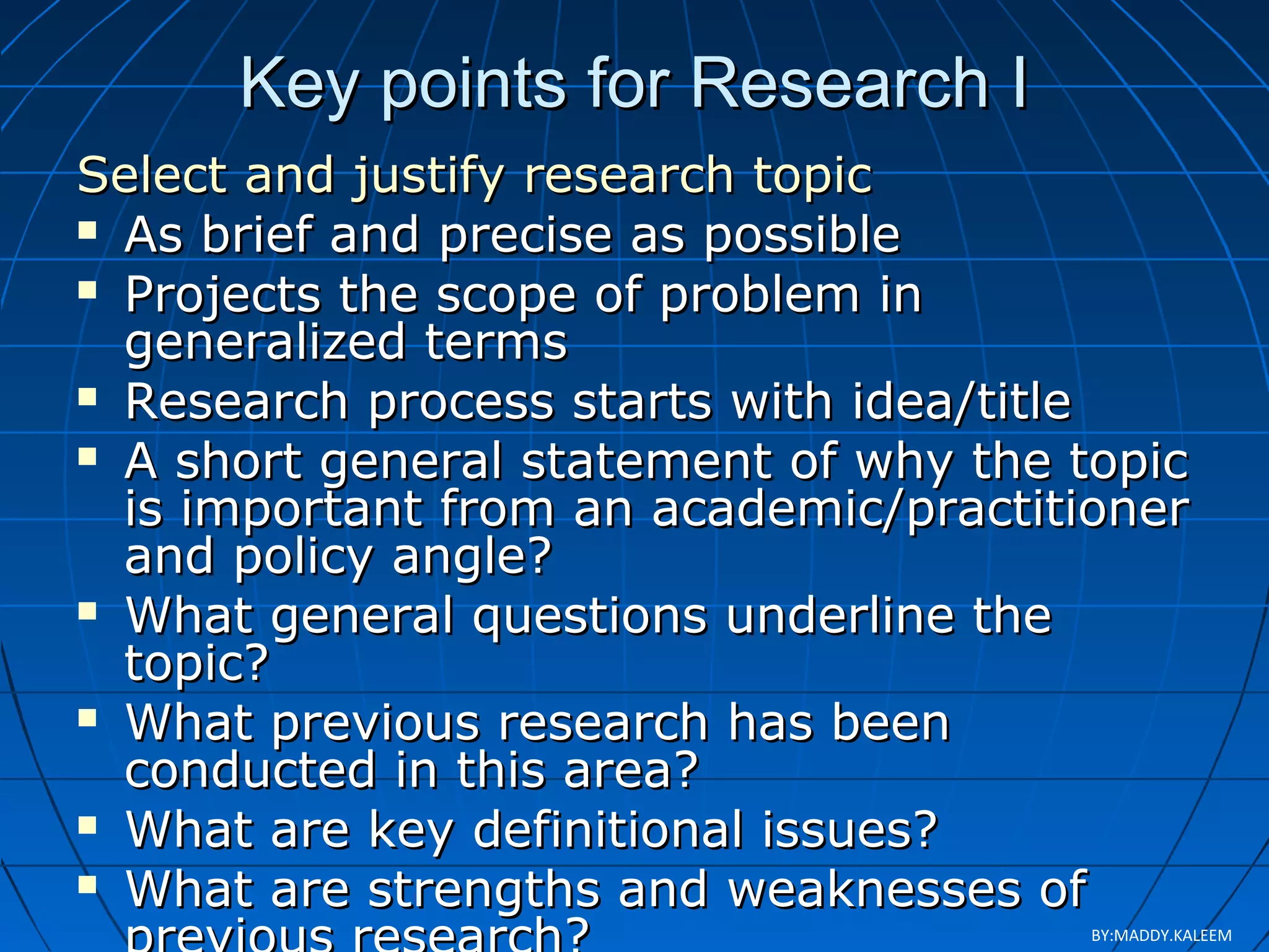 RESEARCH | PPT
