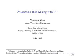 RDataMining slides-association-rule-mining-with-r | PPT