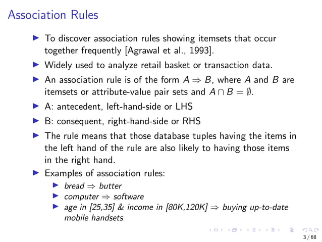 RDataMining slides-association-rule-mining-with-r | PPT